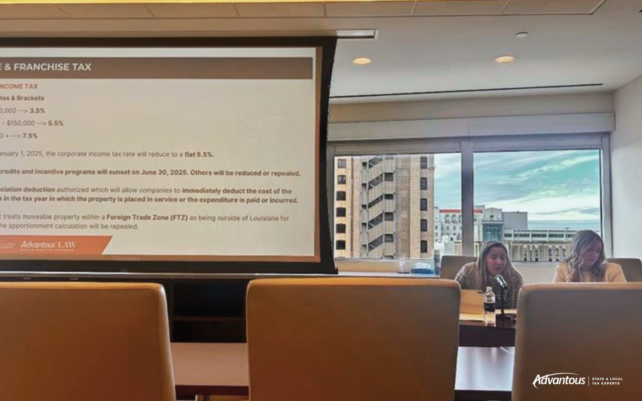 Louisiana State Bar Association's Tax Section Annual Liaison Meeting - Advantous