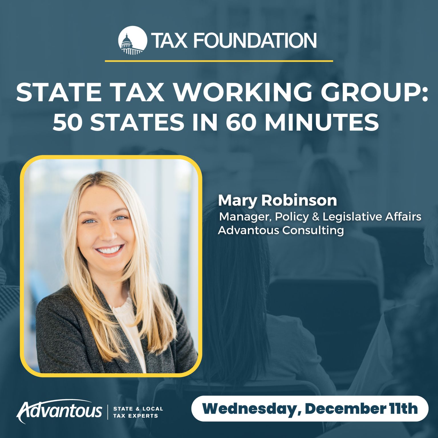 Tax Foundation's State Tax Working Group: 50 States in 60 Minutes ...
